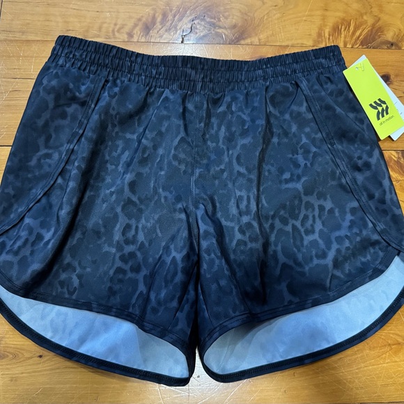all in motion | Bottoms | All In Motion Black Cheetah Run Shorts | Poshmark